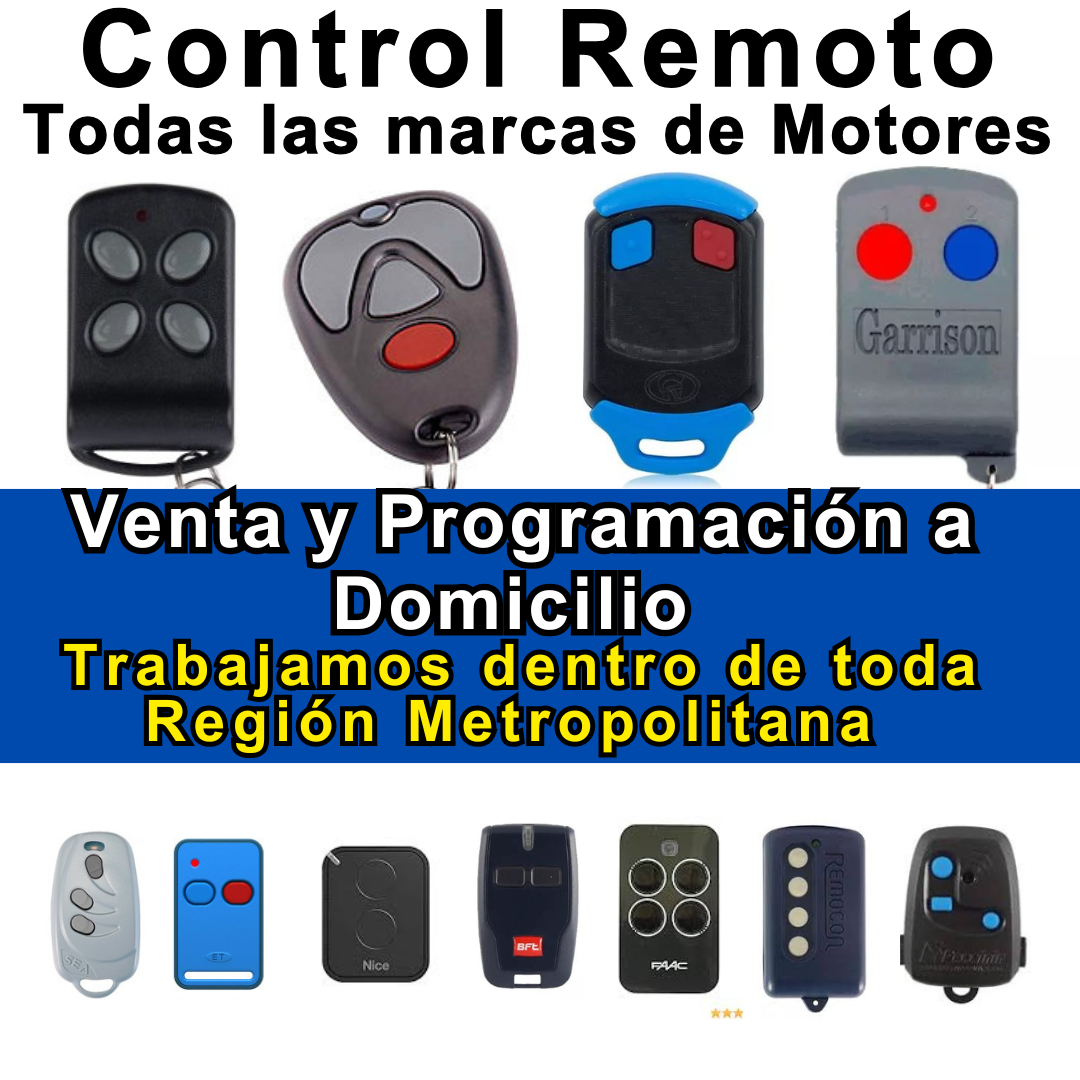 Copia Control Remoto Porton a Domicilio Precios y Modelos